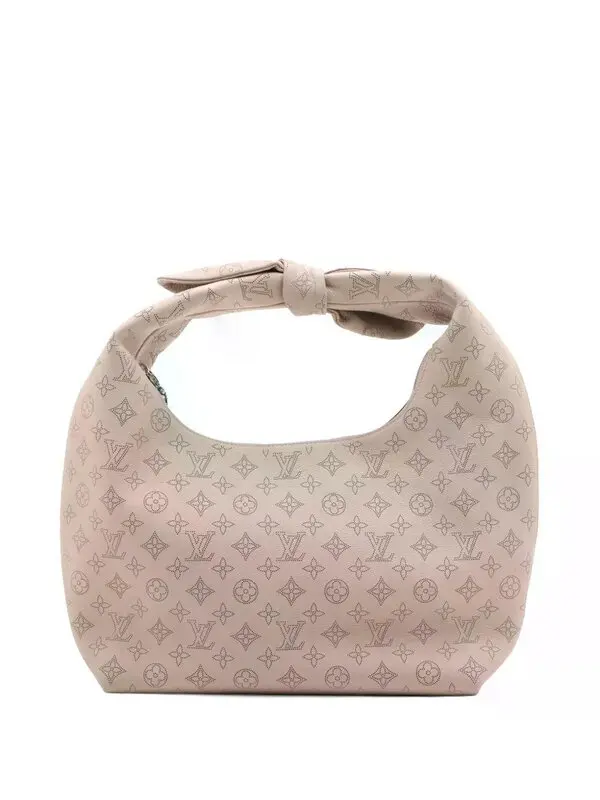 LOUIS VUITTON Monogram Mahina Why Knot Mm Shoulder Bag