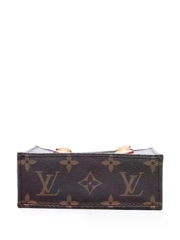 LOUIS VUITTON 2021 Monogram Petit Sac Plat Satchel