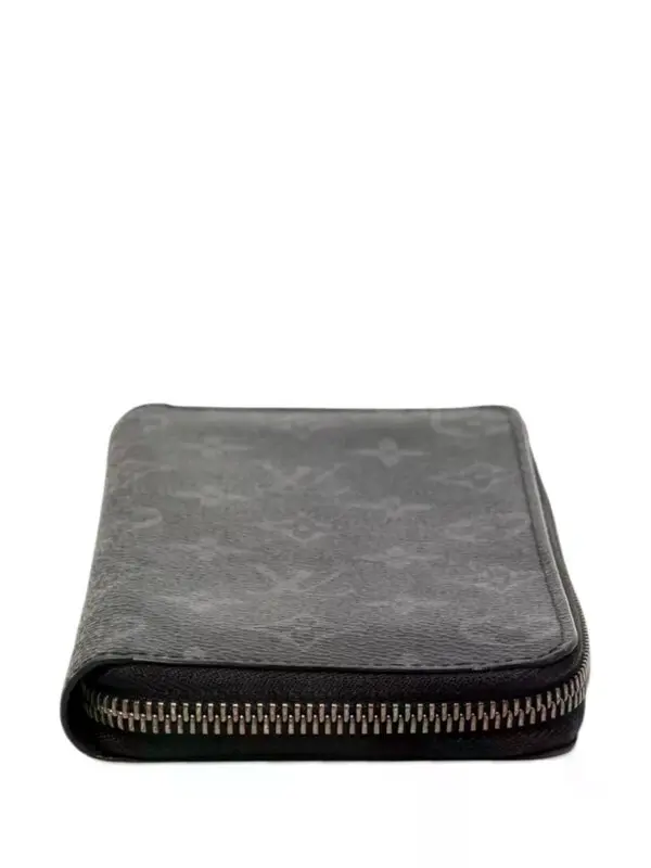LOUIS VUITTON 2020 Monogram Eclipse Vertical Zippy Wallet Long Wallets