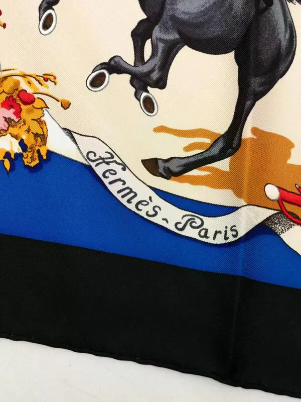 Hermès 2000-2026 Plaza De Toros Silk Scarf 90 Scarves