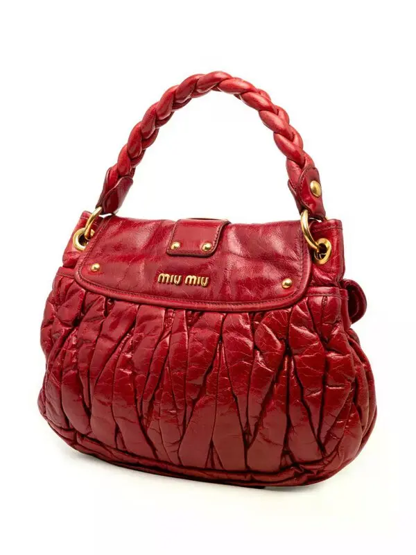 Miu Miu 2000-2010 Matelasse Nappa Coffer Satchel