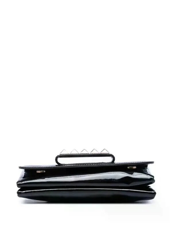 Valentino Garavani Patent Vava Voom Chain Clutch Crossbody Bag