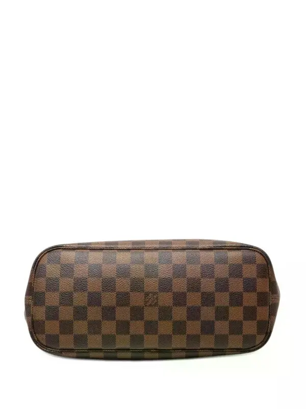 LOUIS VUITTON 2015 Damier Ebene Neverfull Pm Tote Bag