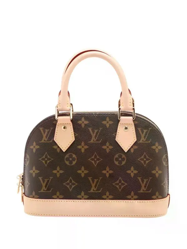 LOUIS VUITTON 2021-2026 Monogram Alma Bb Satchel - Brown