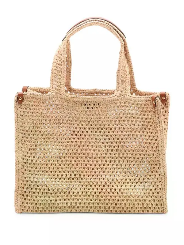 LOUIS VUITTON Raffia The Pool Onthego Mm Tote Bag