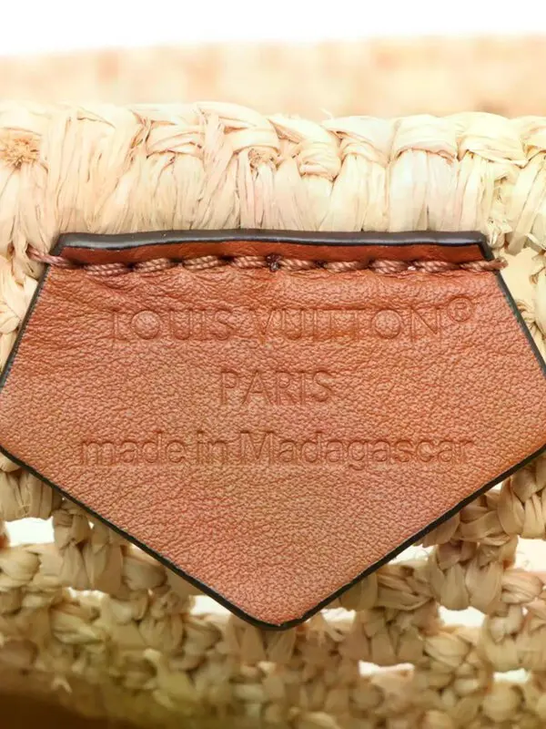 LOUIS VUITTON Raffia The Pool Onthego Mm Tote Bag