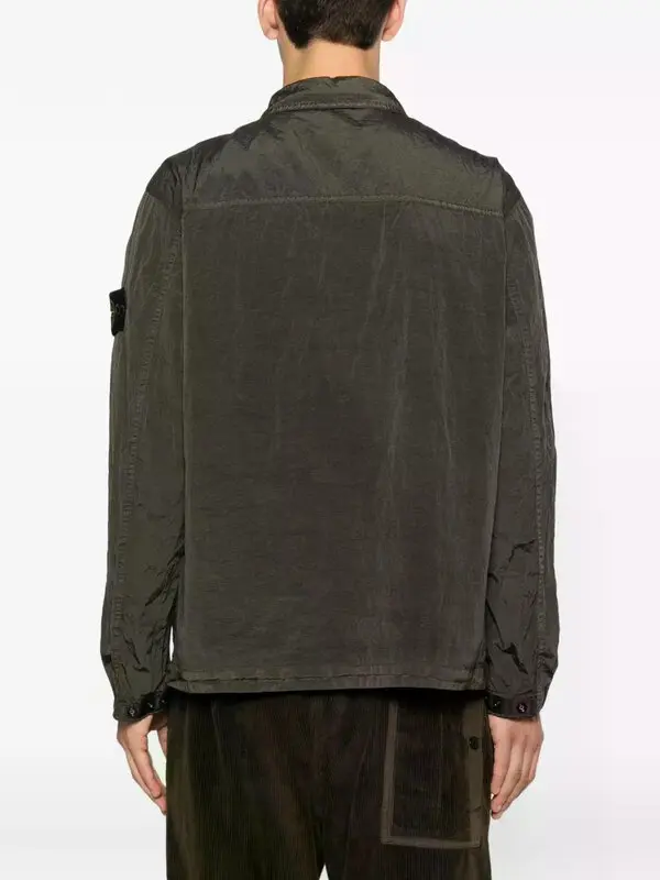 Stone Island Chest-pocket Logo-patch Overshirt