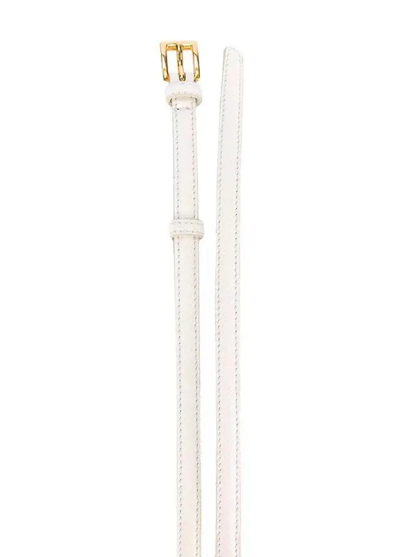 Prada Thin Belt - White