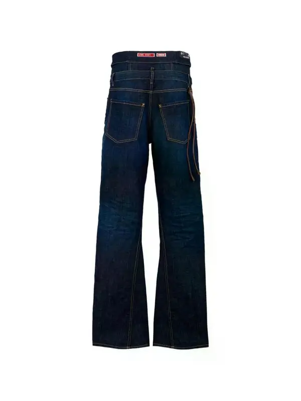 Dsquared2 Dark Wash Wide Leg Jeans