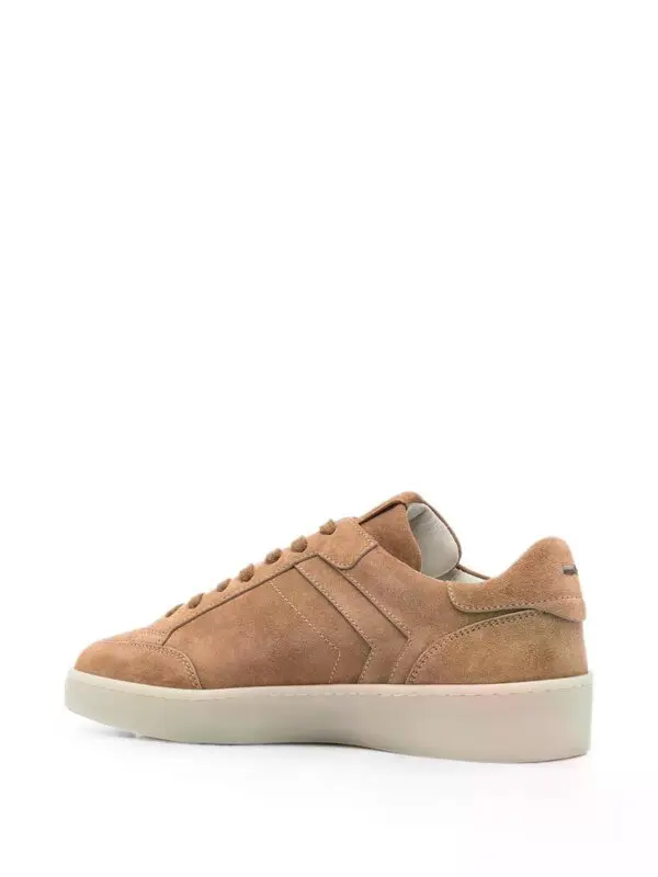 Canali Suede Lace-up Sneakers