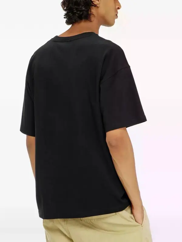 DIESEL® Cotton-interlock T-shirt With Logo Embroidery