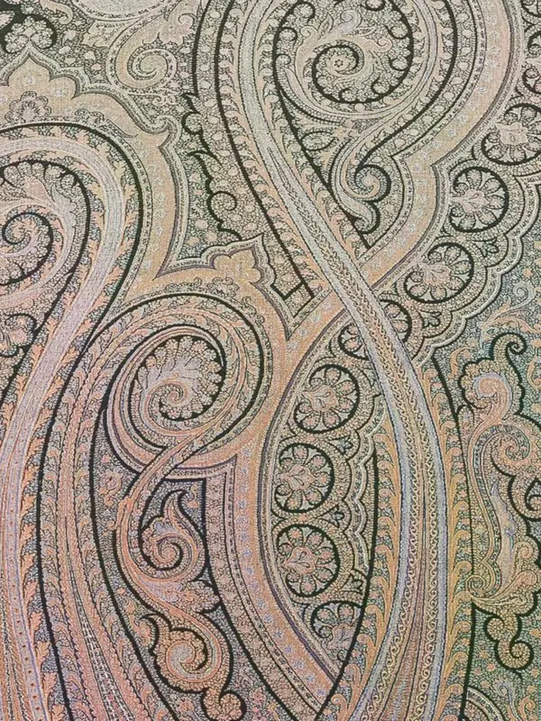PIERRE-LOUIS MASCIA Paisley-print Frayed Scarf