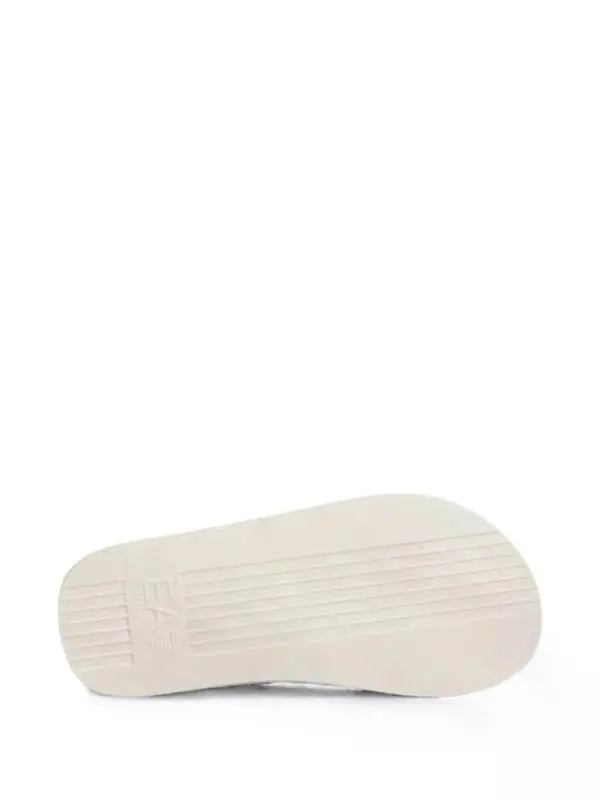 EA7 Logo Lettering Flip Flops
