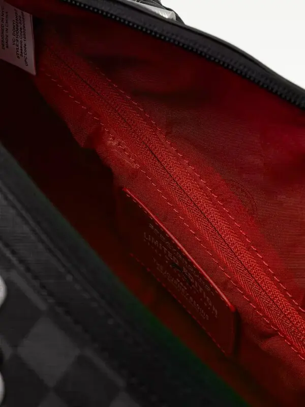 SPRAYGROUND Shark-mouth Checkerboard Holdall