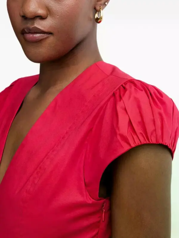TWINSET V-neck Midi Dress