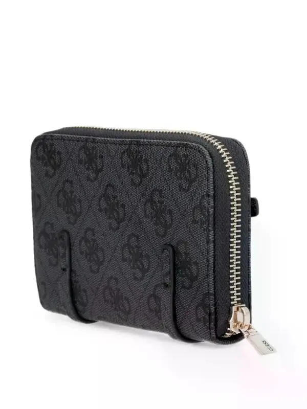 Guess Leona 4g Buckled Wallet - Black