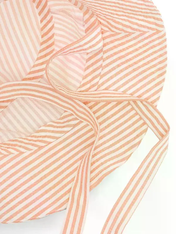 Lacoste Striped Seersucker Bucket Hat