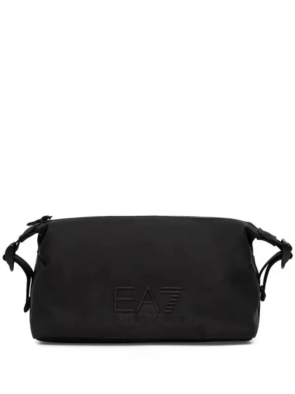 EA7 Logo-embossed Make-up Bag