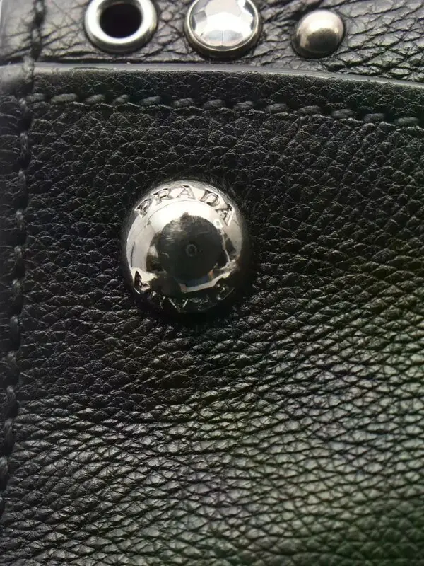 Prada 2010s Studded Tote Bag