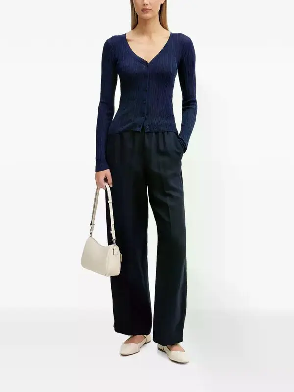 Gant Elasticated-waist Palazzo Pants