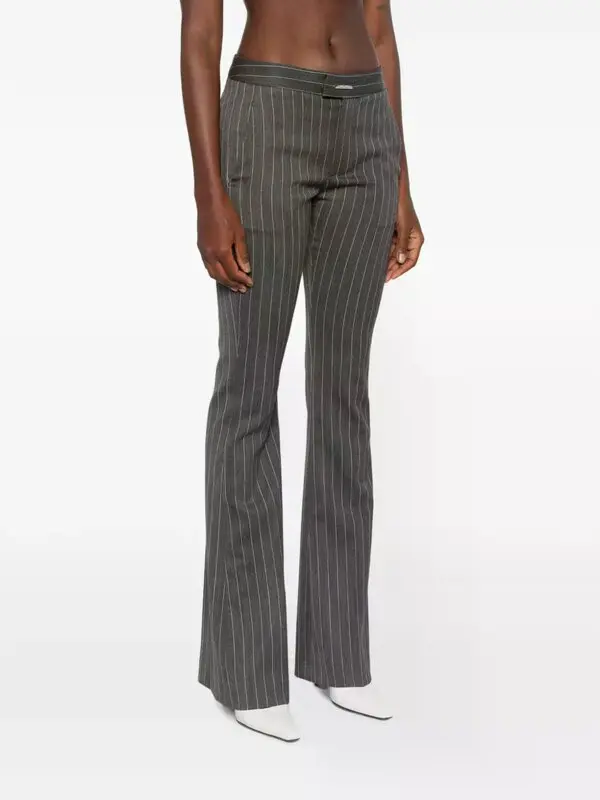 DONDUP Tailored Pinstripe Flare Trousers