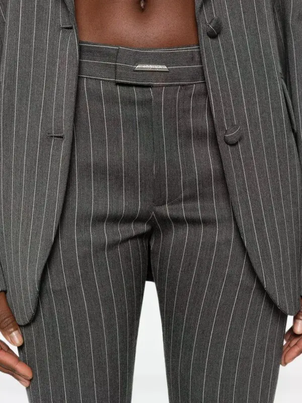 DONDUP Tailored Pinstripe Flare Trousers