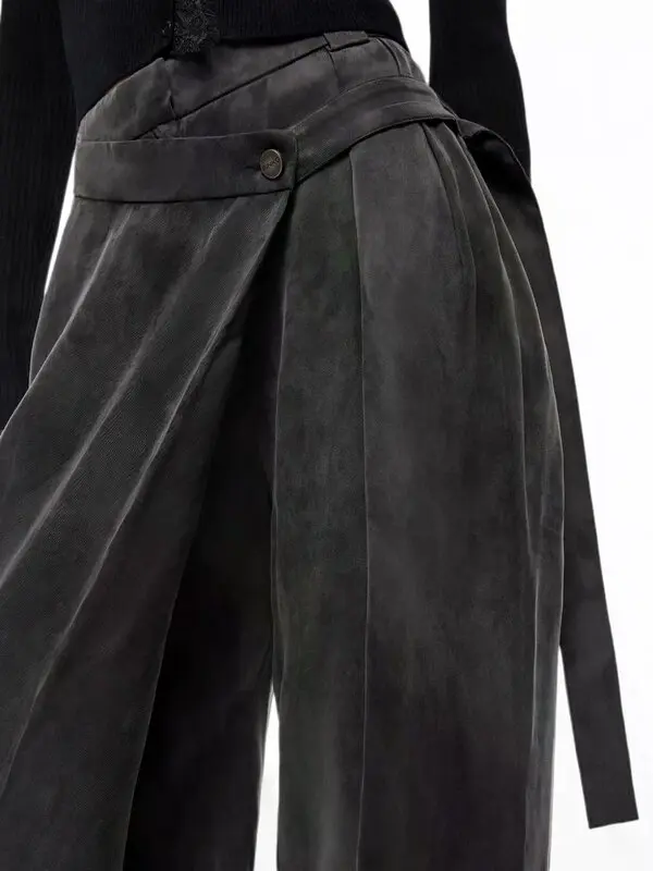 Pinko Wrap-style Pleated Trousers