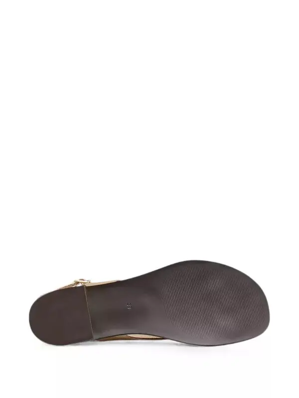 TWINSET Tejus-print Leather Sandals