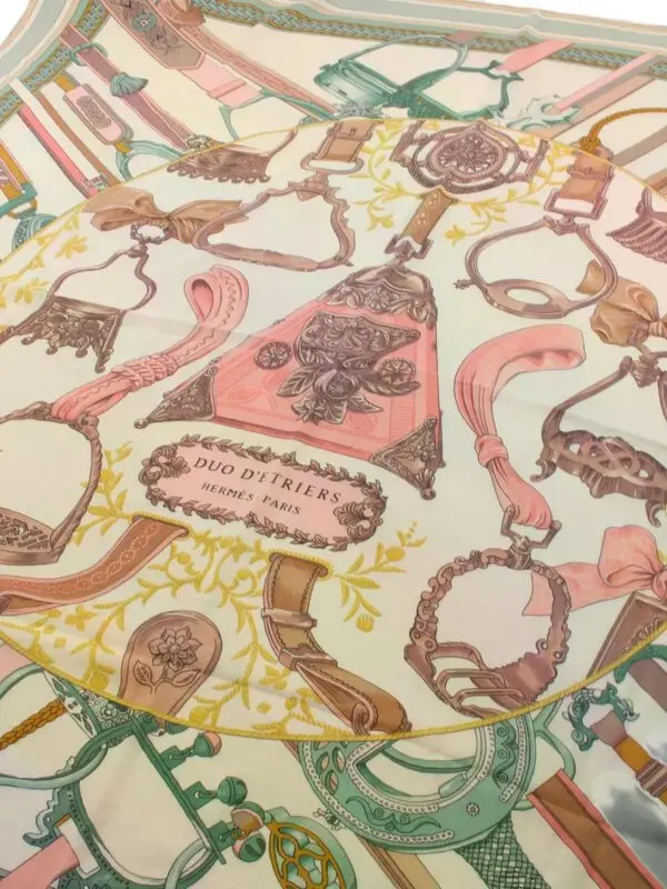 Hermès 2010s Duo D'etriers Scarf