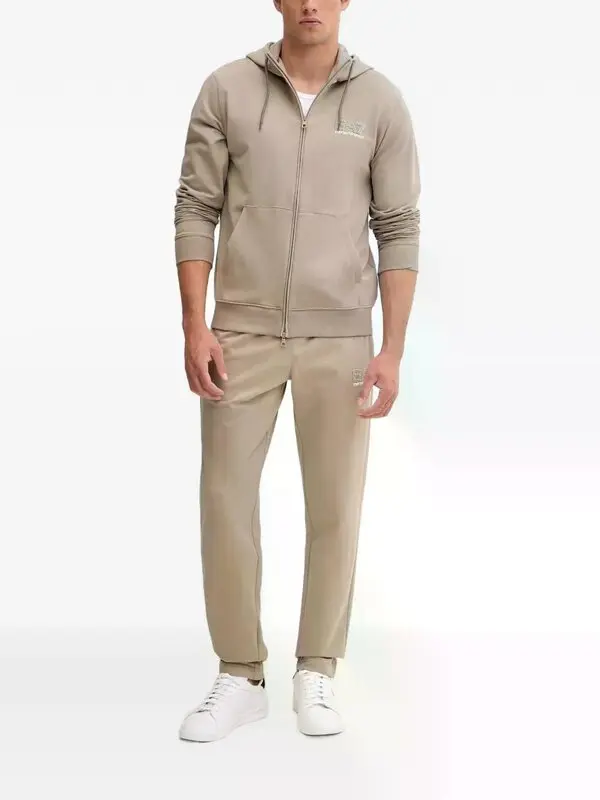EA7 Logo-print Zip-up Tracksuit