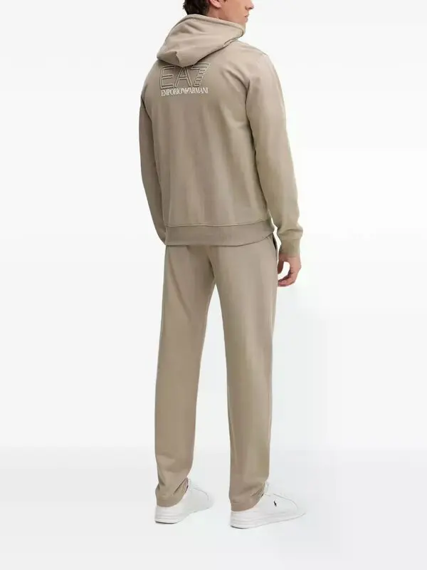 EA7 Logo-print Zip-up Tracksuit