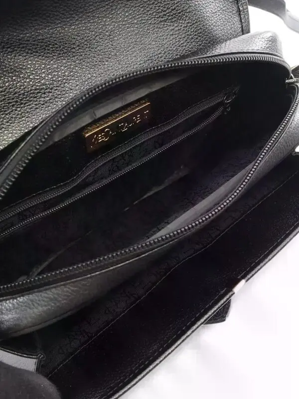 Saint Laurent 2000s Debossed-logo Leather Shoulder Bag