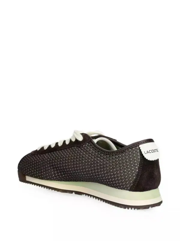 Lacoste Mesh-panelled Suede Sneakers