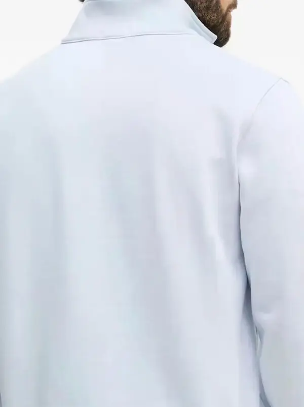 Lacoste Quarter-zip Sweatshirt With High Neck