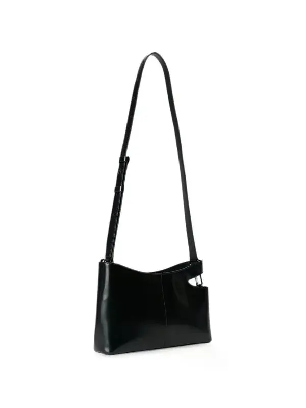 LGN LOUIS GABRIEL NOUCHI Polished Leather Shoulder Bag - Black
