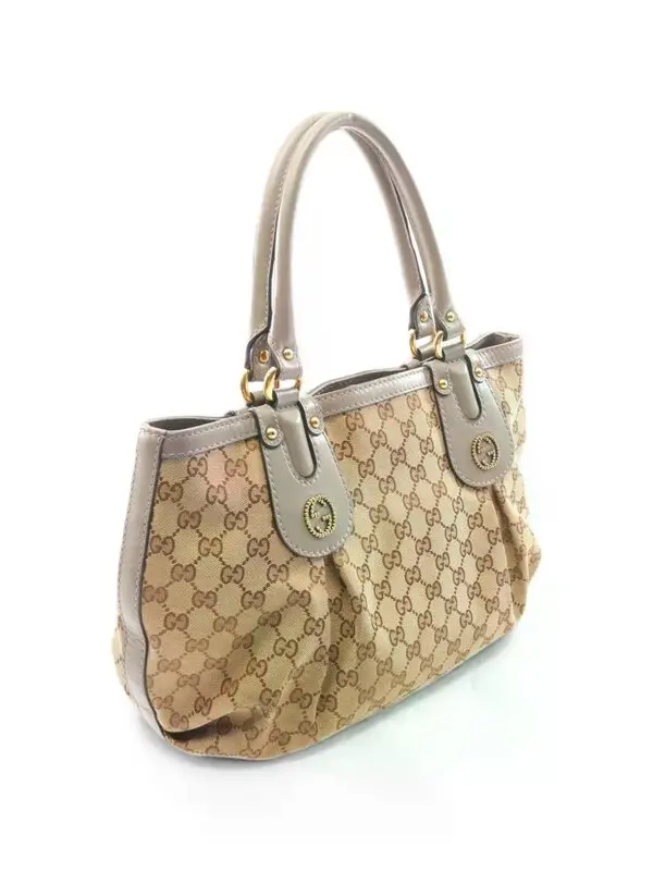 Gucci 2000s Scarlet Gg-canvas Tote Bag