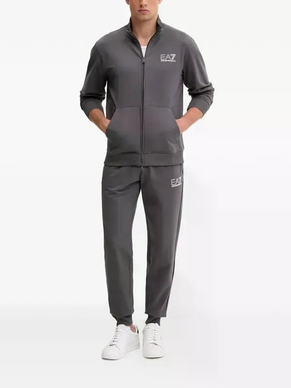 EA7 Logo-print Zip-up Tracksuit