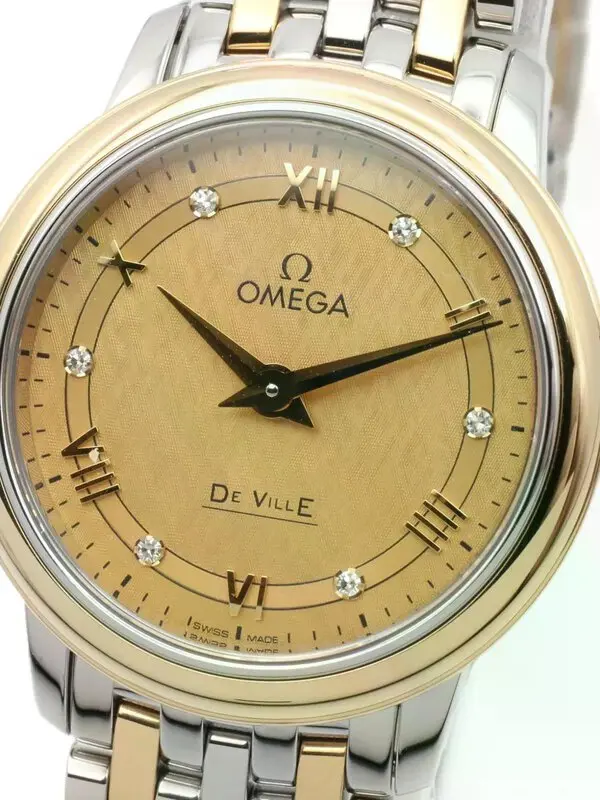 Omega 27mm De Ville Prestige Diamond Watch