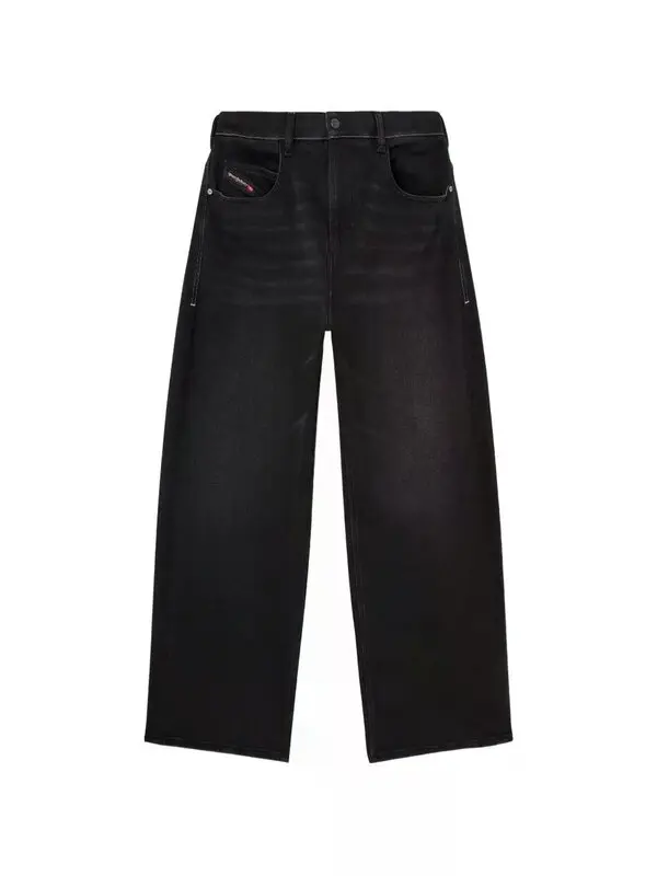 DIESEL® Relaxed Regular-waist 2097 D-enim-m Joggjeans - Black
