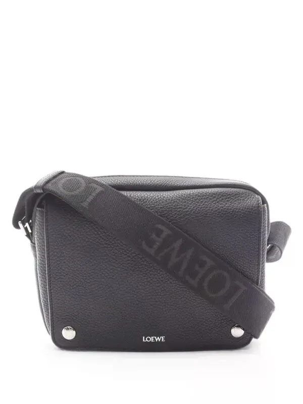 Loewe 2020s Medium Pebble Leather Messenger Bag