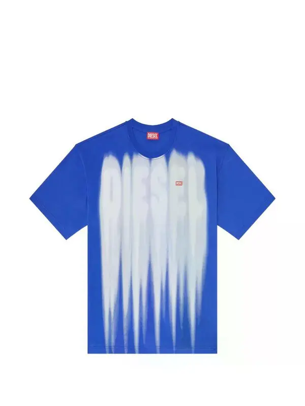 DIESEL® Cotton T-shirt With Bold Logo Print