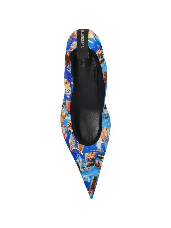 Balenciaga Avenue Ice-cream-print Pumps