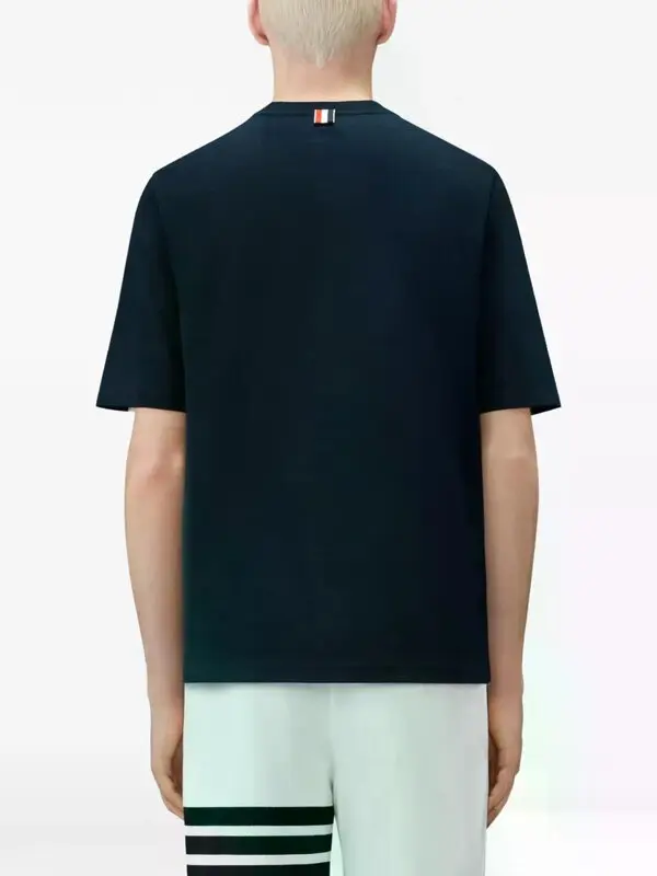 Thom Browne 4-bar Colour-block T-shirt