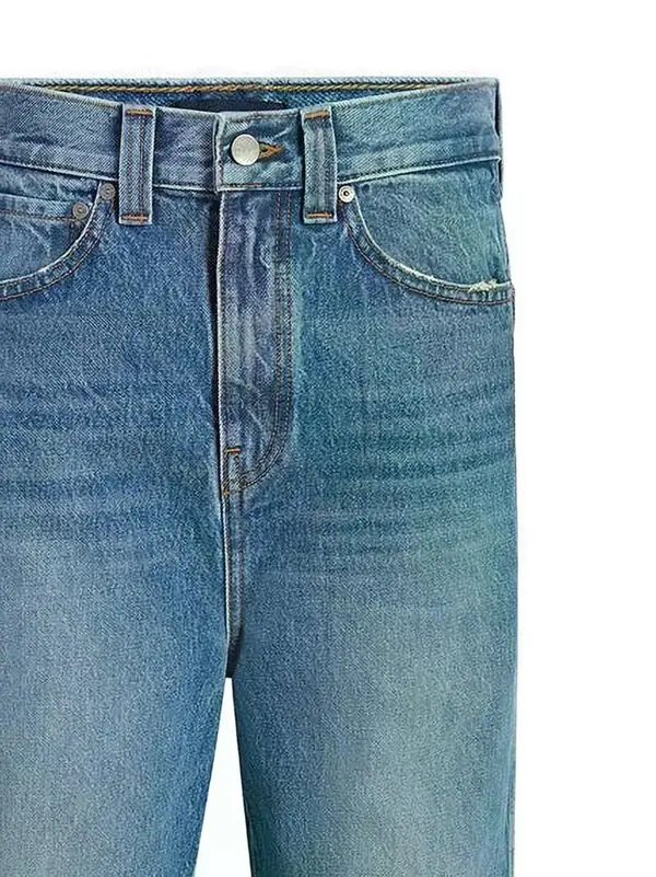 Khaite Bonnie Whiskering-effect Jeans - Blue