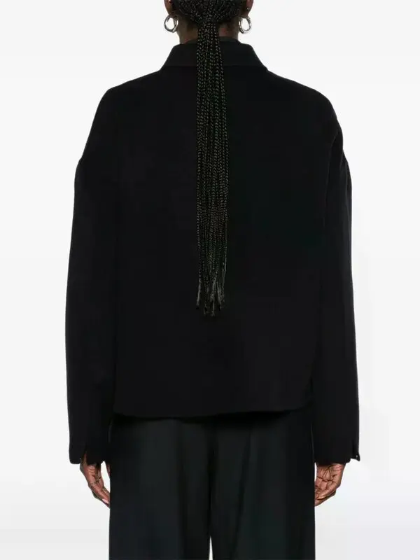 Fabiana Filippi Drop-shoulder Coat With Hardware Detail