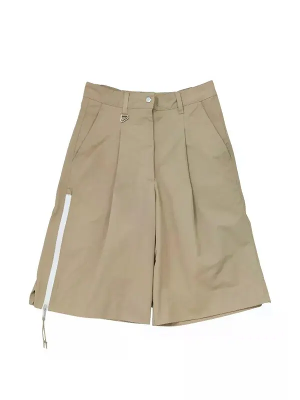 Nike Pleated Zip-detail Shorts