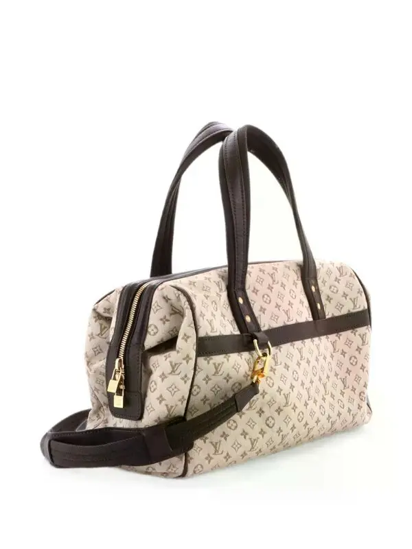 LOUIS VUITTON Josephine Handbag Mini Lin Gm Satchel - Brown