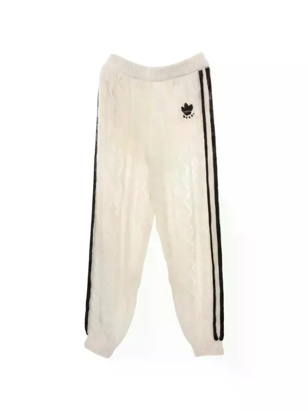 Gucci X Adidas Cable-knit Track Pants - Neutrals