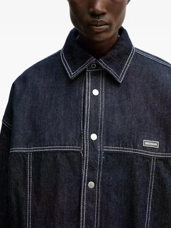 WRSTBHVR Leandra Contrast-stitch Overshirt