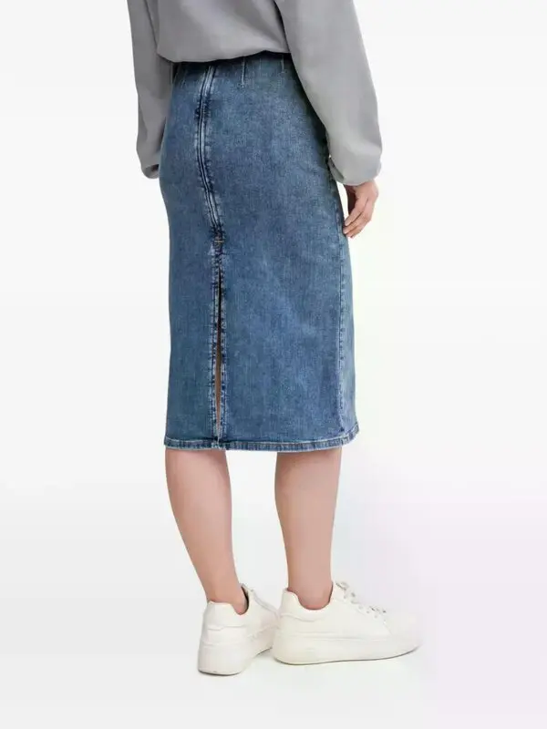 BENETTON Denim Midi Skirt